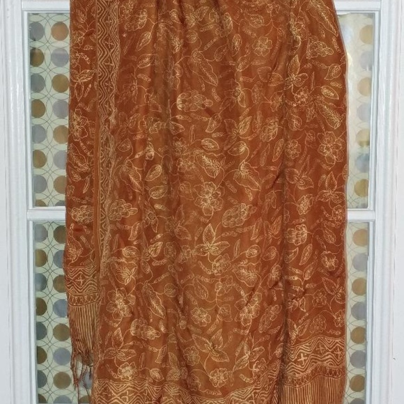 Accessories | Indonesian Silk Scarf Beautiful | Poshmark